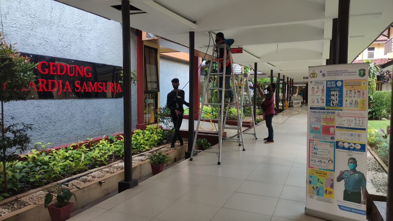 Penarikan Kabel FO & Konfigurasi Switch RS Polri - Arthanet