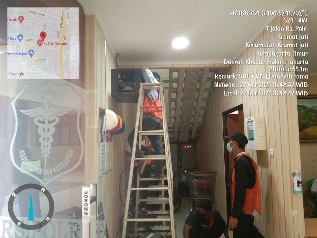 Penarikan Kabel FO & Konfigurasi Switch RS Polri - Arthanet